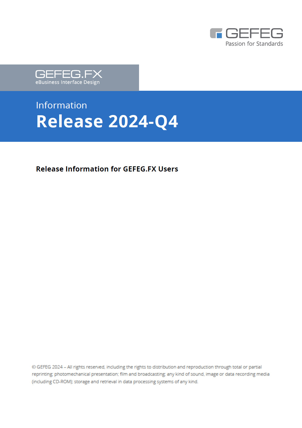 Support GEFEG.FX - GEFEG mbH